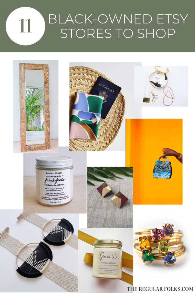 11 Black-Owned Etsy Stores to Shop - The Regular Folks