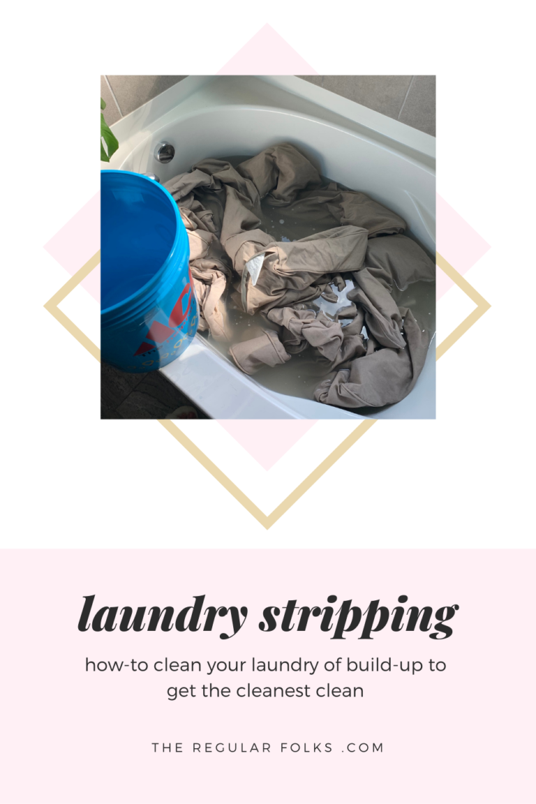 How I Strip My Laundry of Build-Up - The Regular Folks