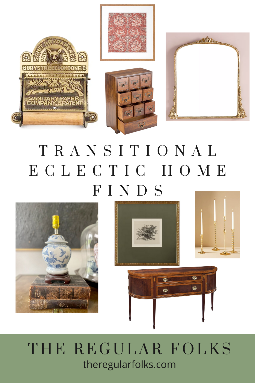 15 Transitional Eclectic Home Decor Finds - The Regular Folks