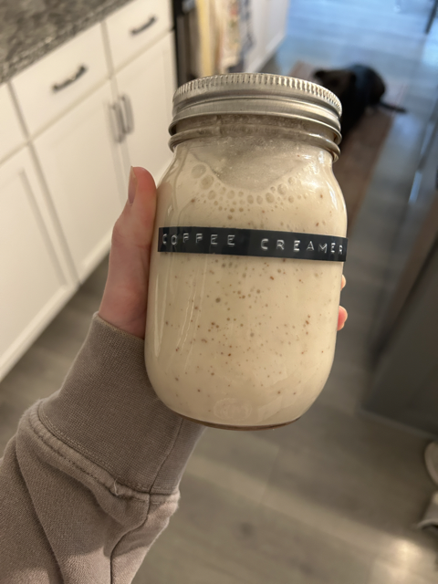 Simple 4 Ingredient Non-Dairy Coffee Creamer Recipe - The Regular Folks