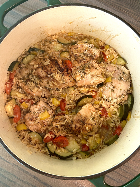 Easy, Customizable One Pot Chicken and Rice Formula - The Regular Folks